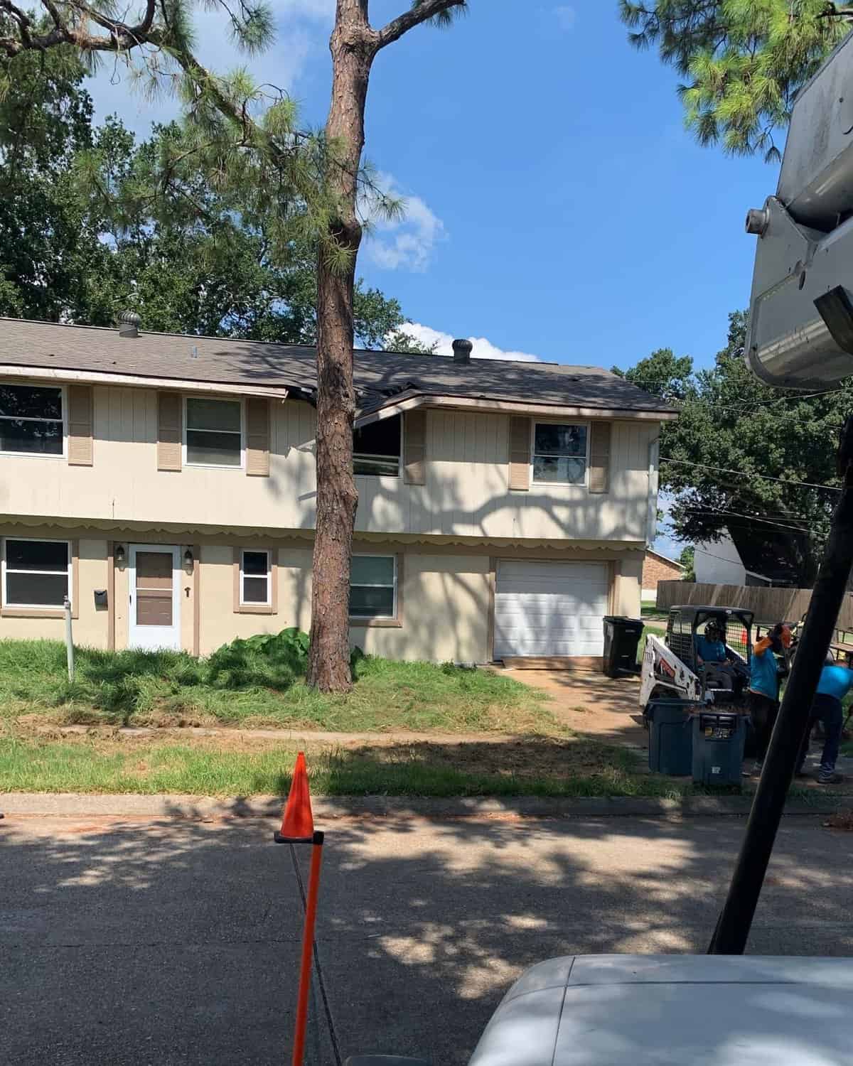 Damage from a normal rain storm… - Lookin Good Tree Trimming and Removal